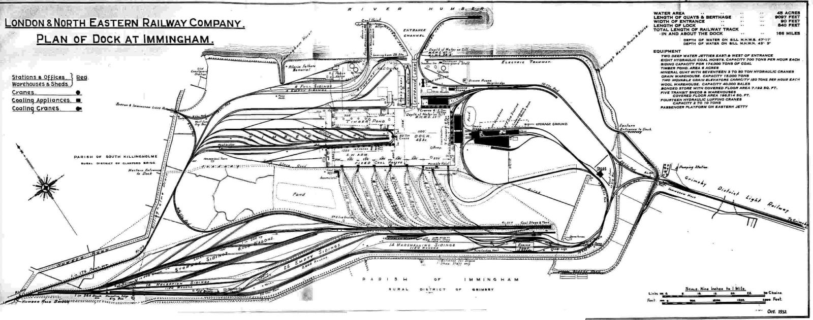 Old photo of Immingham Docks - History & Heritage - Canal World