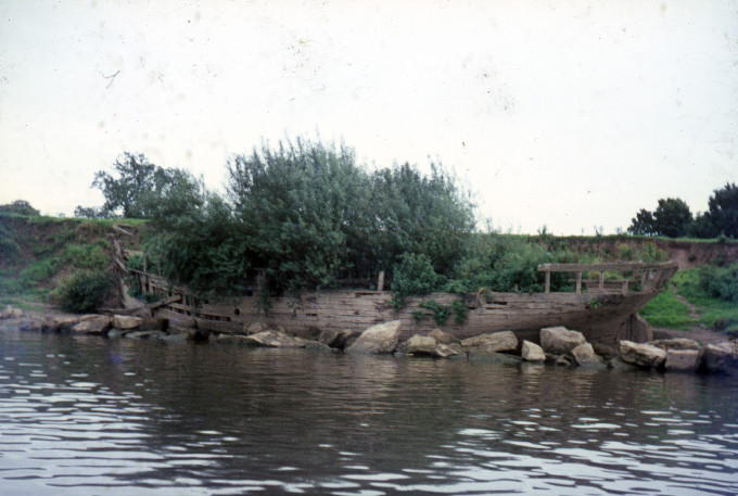 1960s trow hulk On Severn - Boats - Canal World
