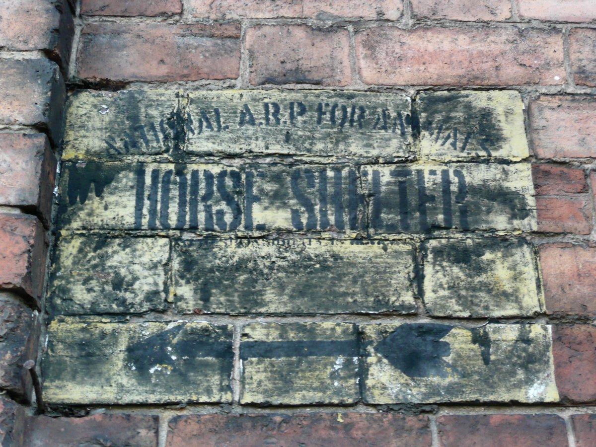 National air raid protection(ARP) for animals notice ww2 on entrance to ...