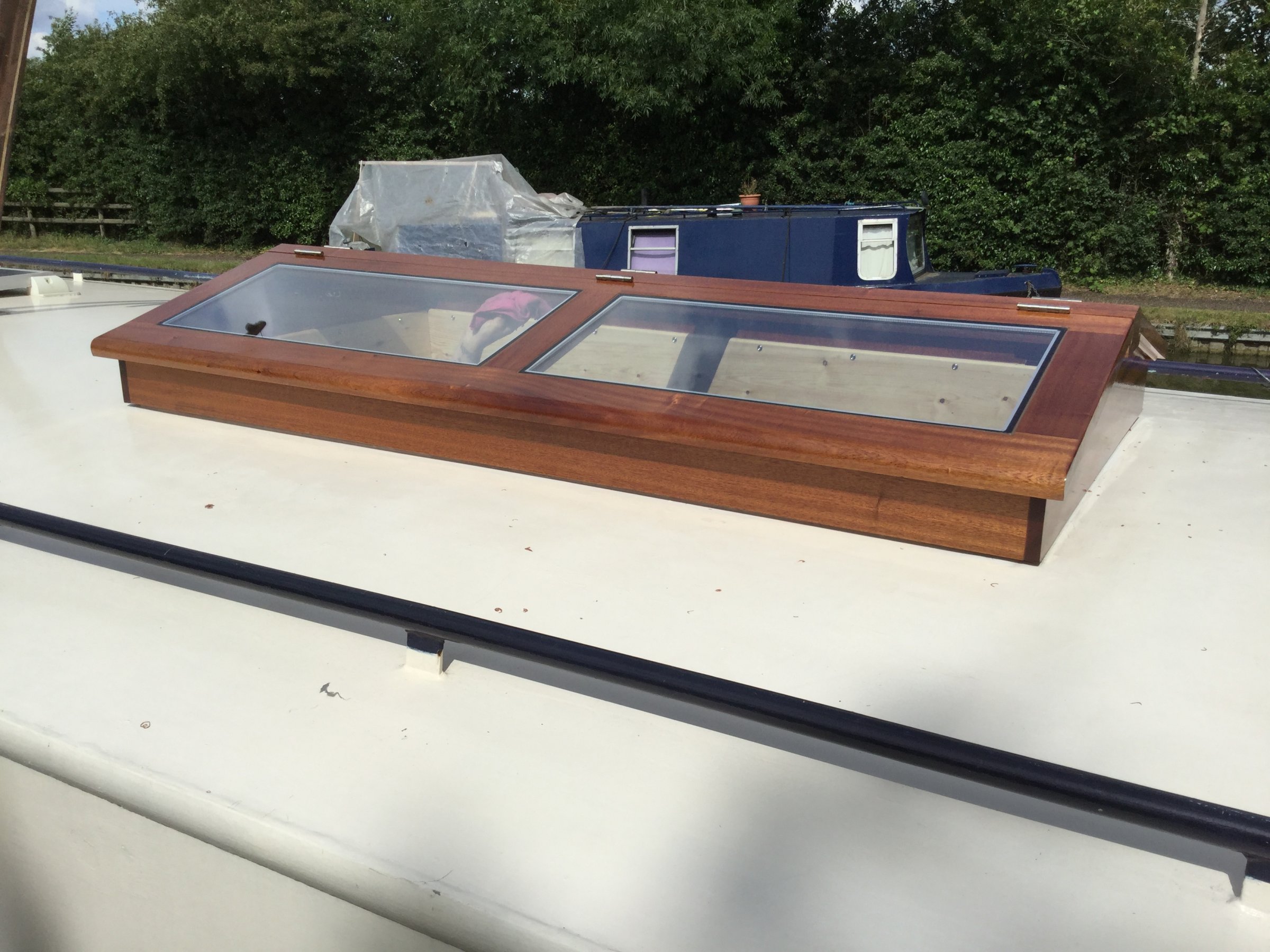 It all started with a post, the making of a skylight - Boat Building ...