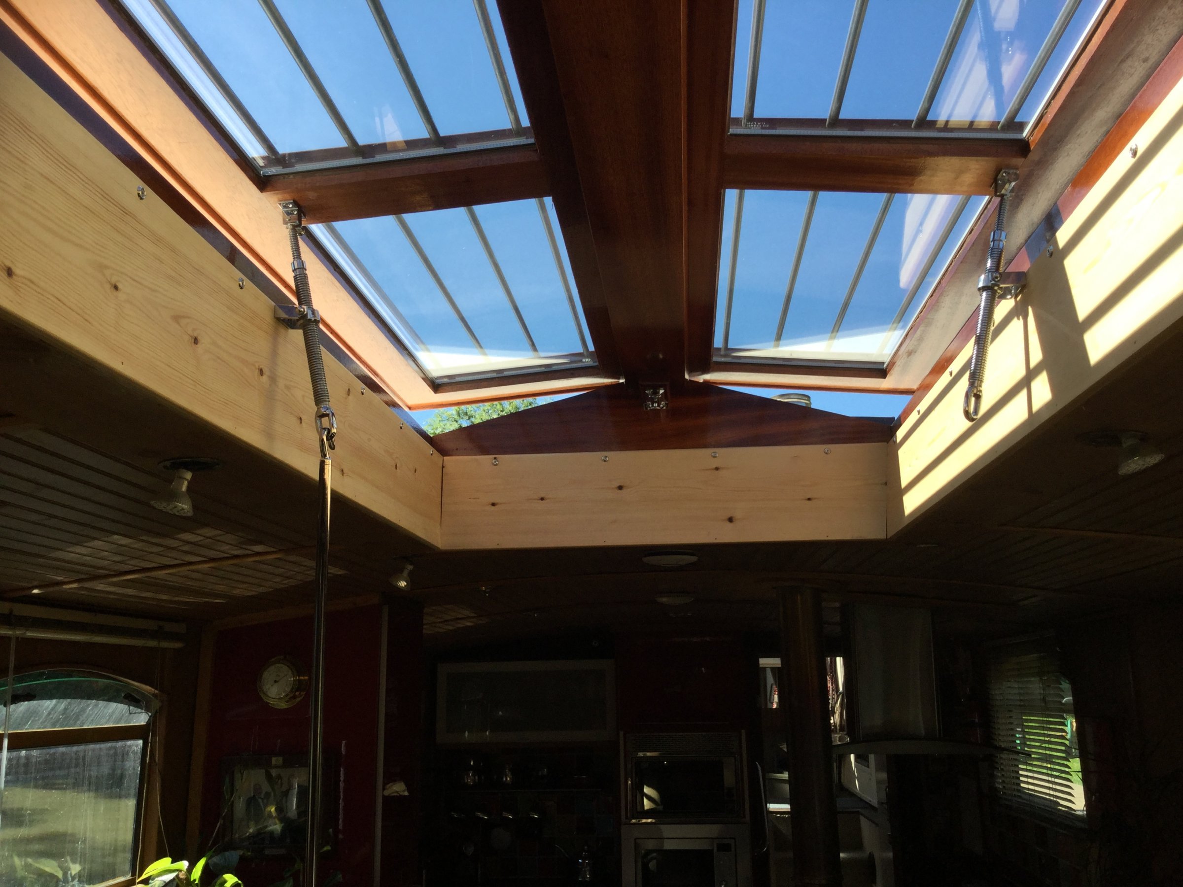 It all started with a post, the making of a skylight - Boat Building ...