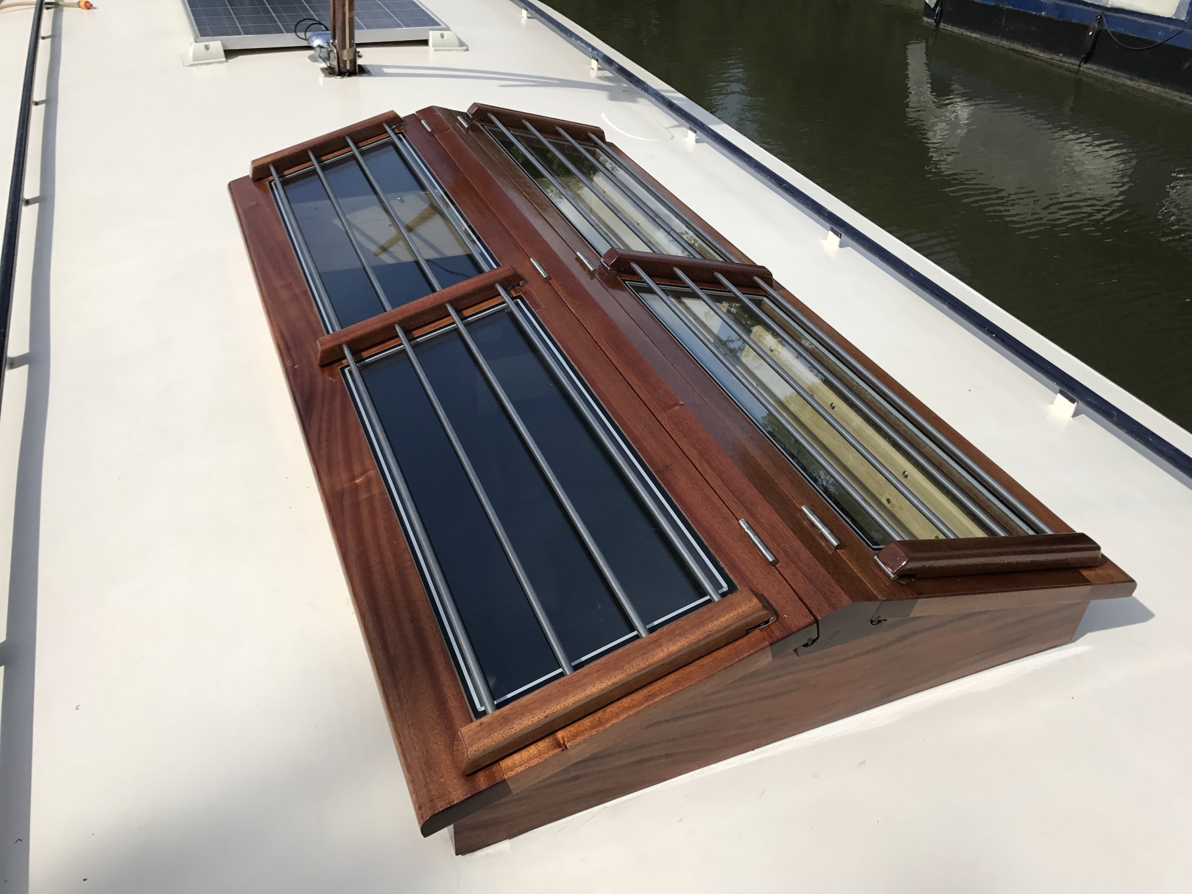 It all started with a post, the making of a skylight - Boat Building ...