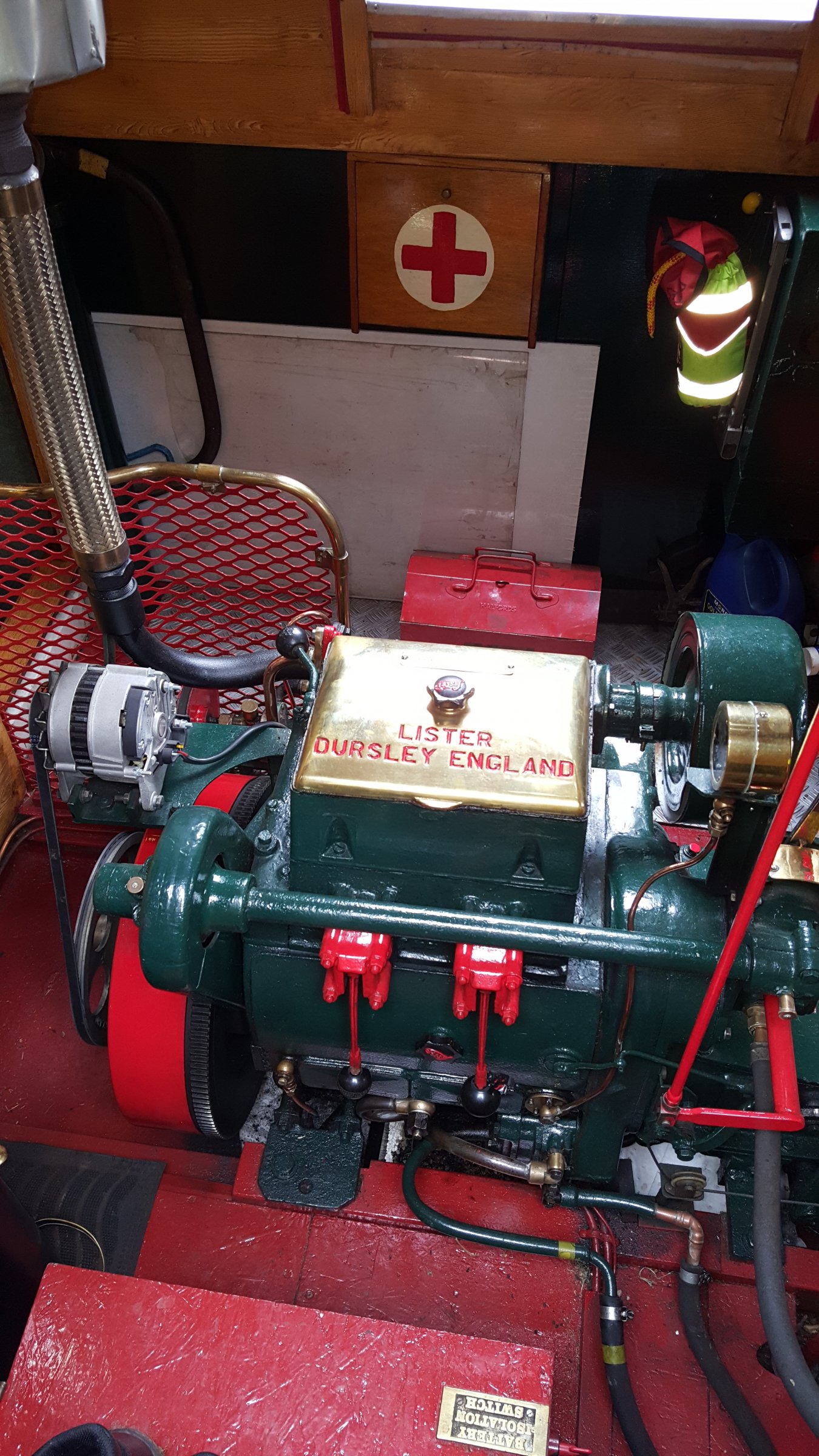 Lister FR2 Brass Rocker Cover - Lister - Canal World