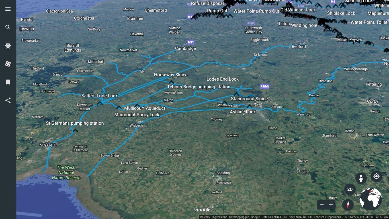 Open Canal Map - General Boating - Canal World