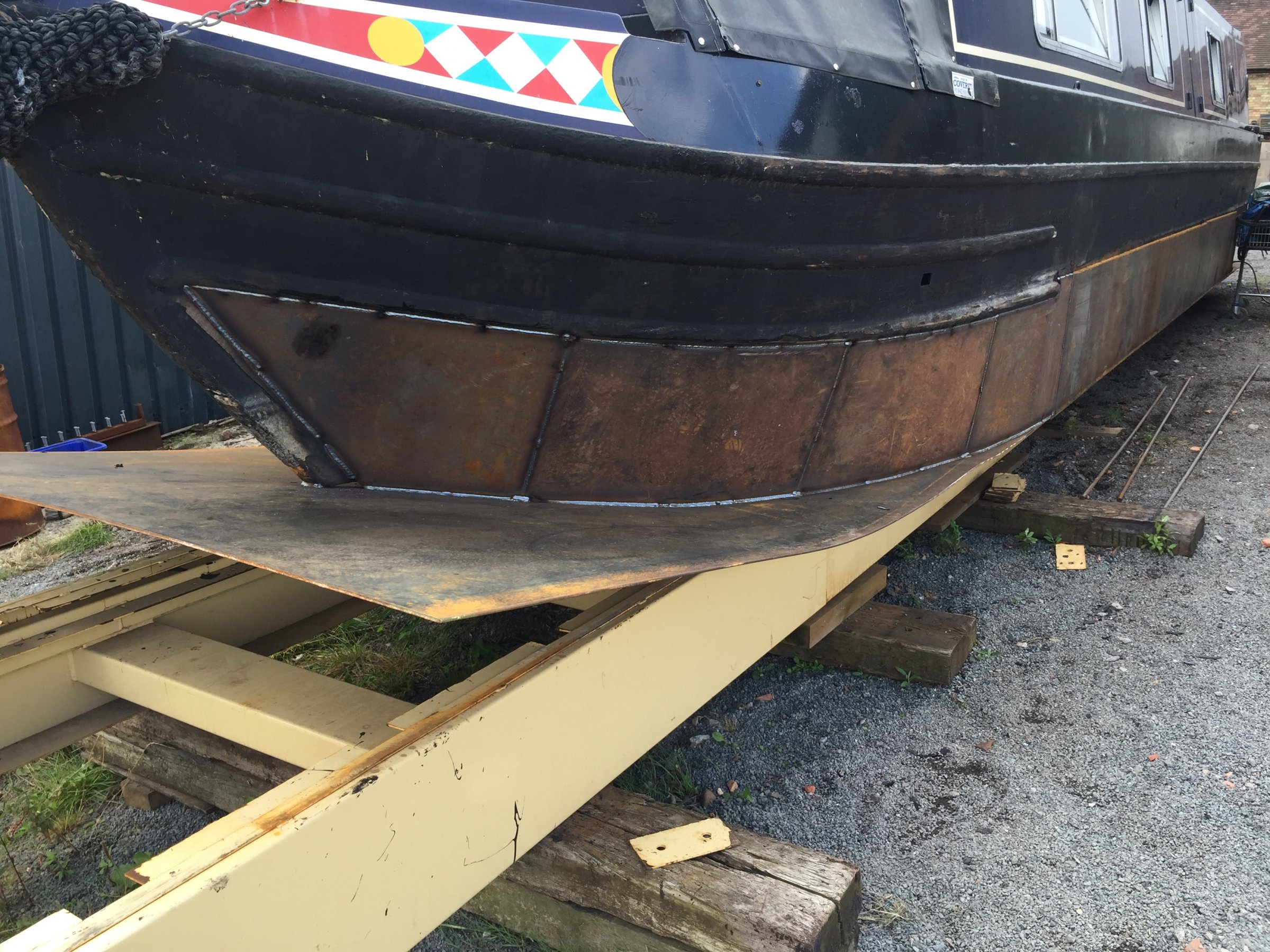 overplating the bottom plate in 6mm - Boat Building & Maintenance ...