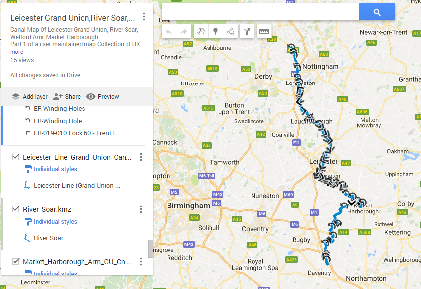 Open Canal Map - General Boating - Canal World