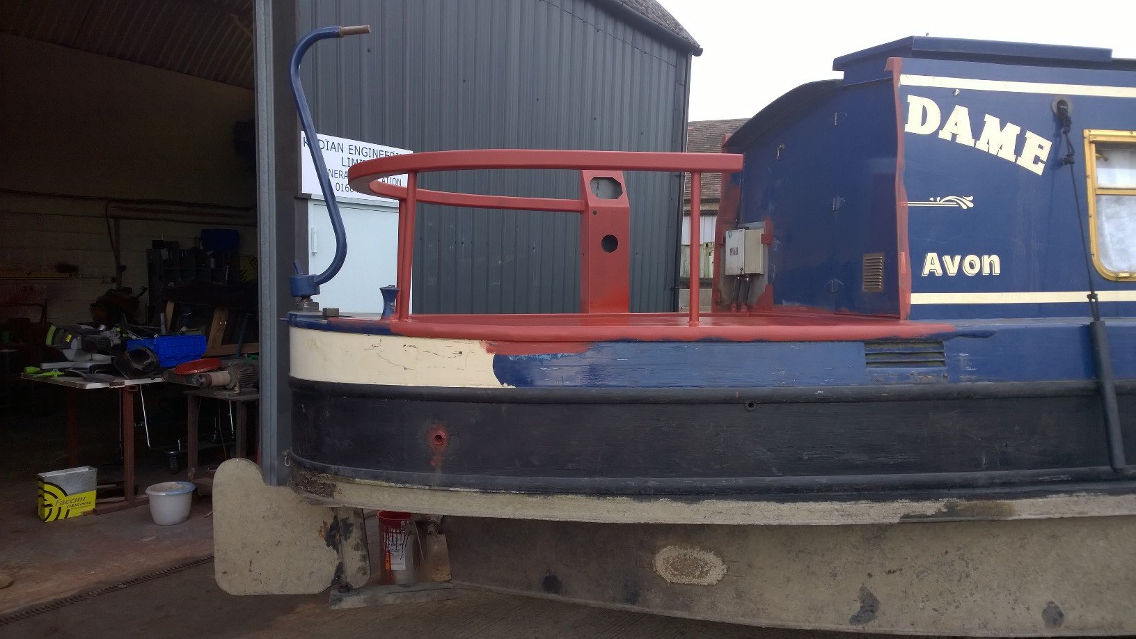 Semi trad to cruiser stern conversation - Boat Building & Maintenance ...