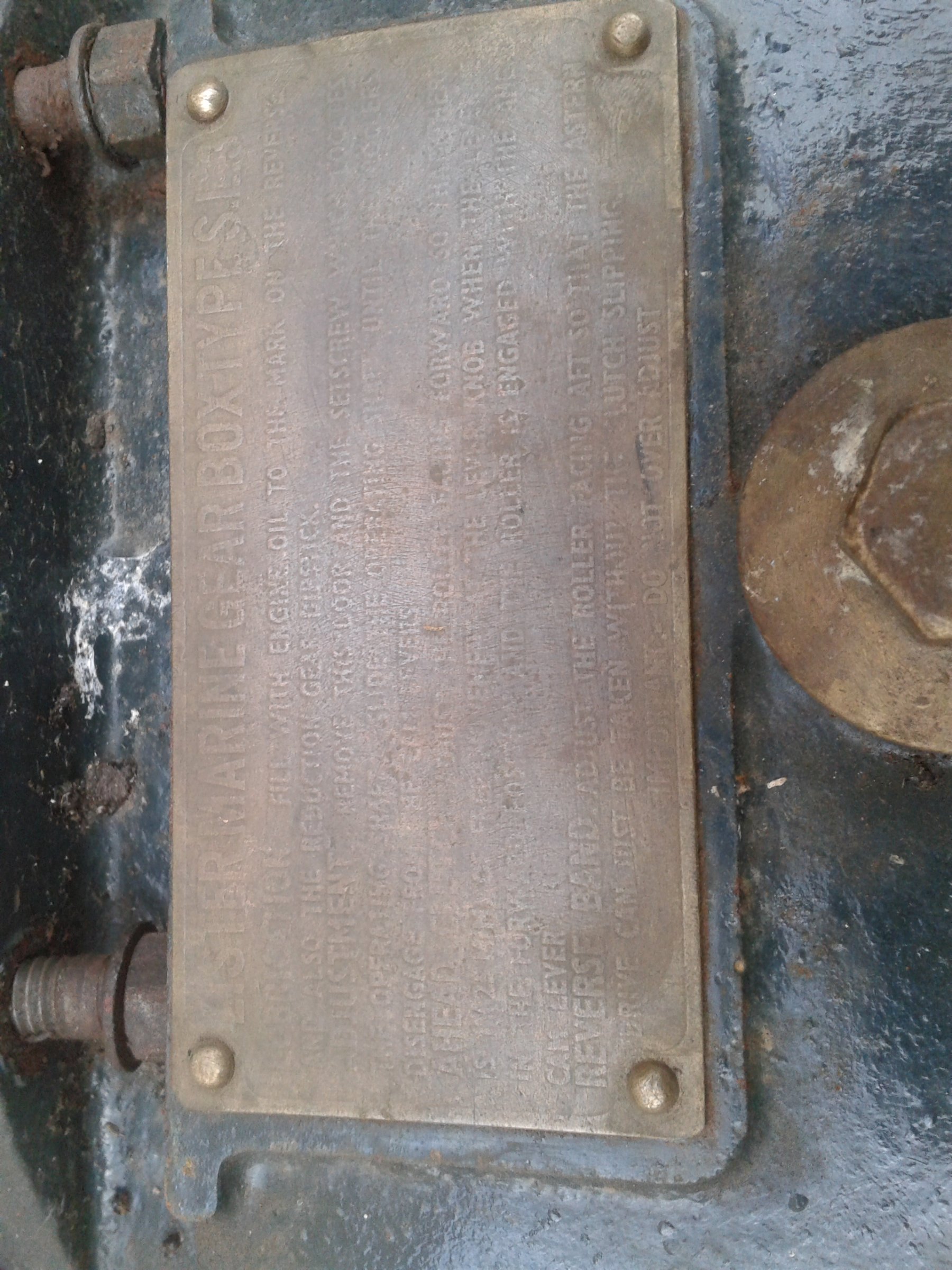 Lister SL3 gearbox NOT engine - Lister - Canal World