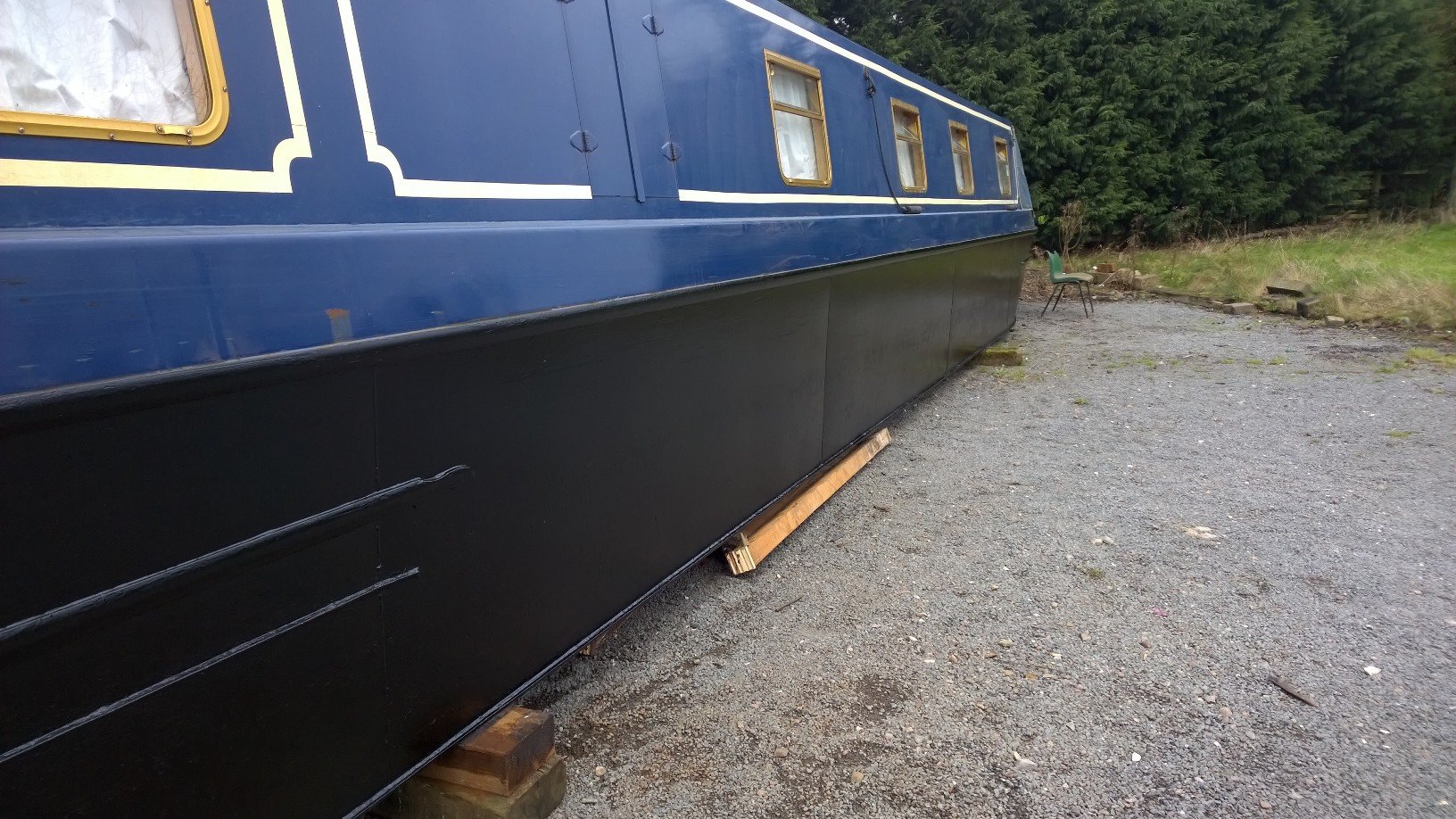 Semi trad to cruiser stern conversation - Boat Building & Maintenance ...