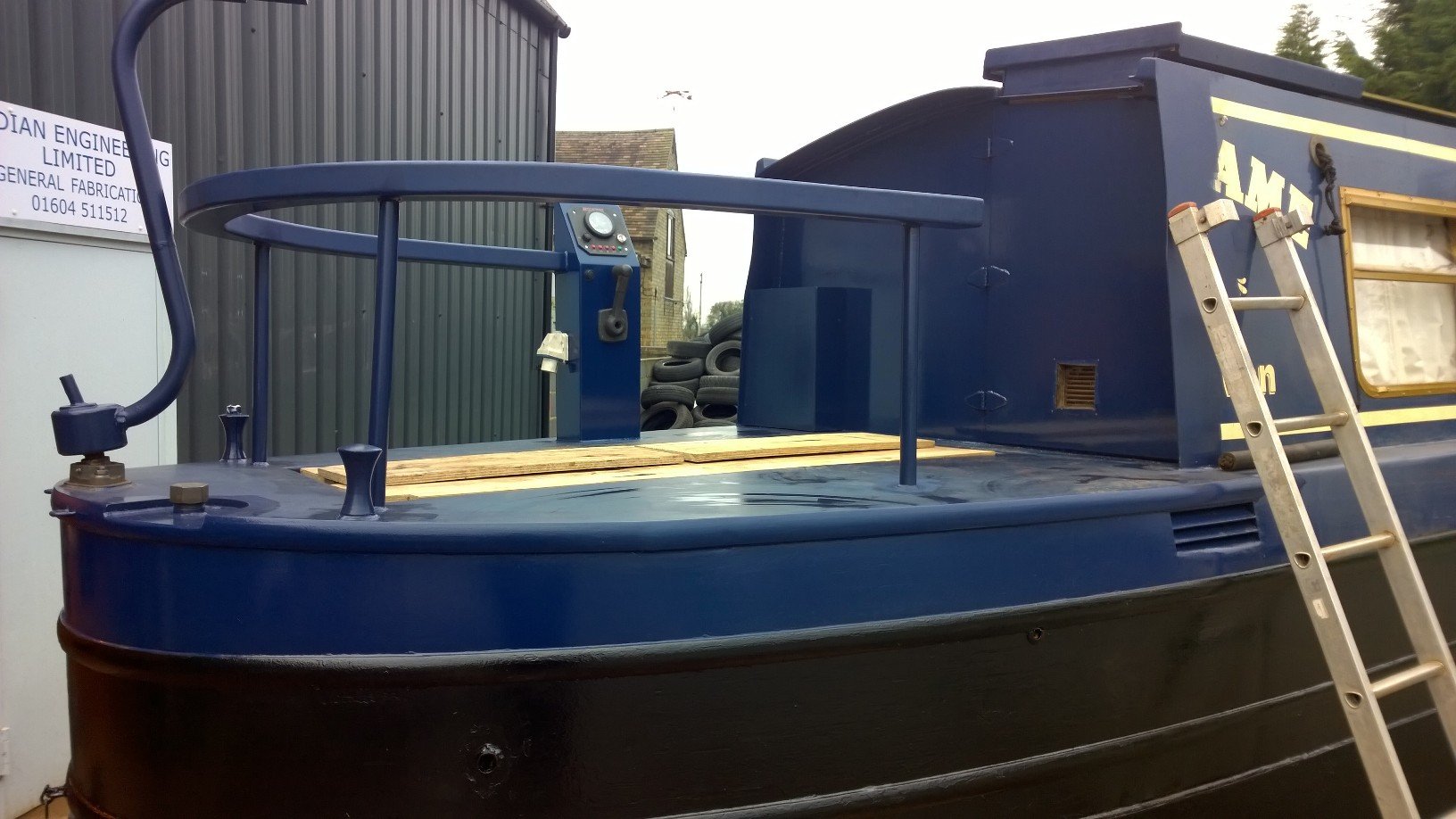 Semi trad to cruiser stern conversation - Boat Building & Maintenance ...