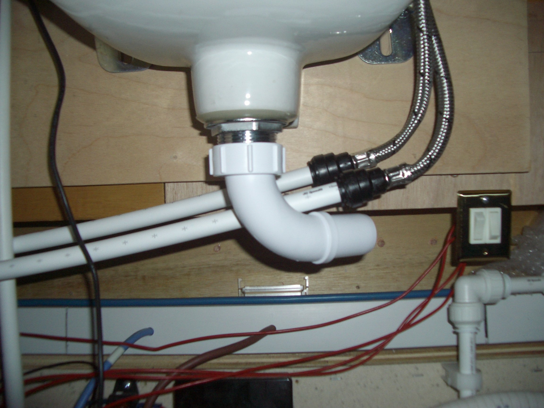 Plumbing Question (1) - Basin Wates - Boat Building & Maintenance ...