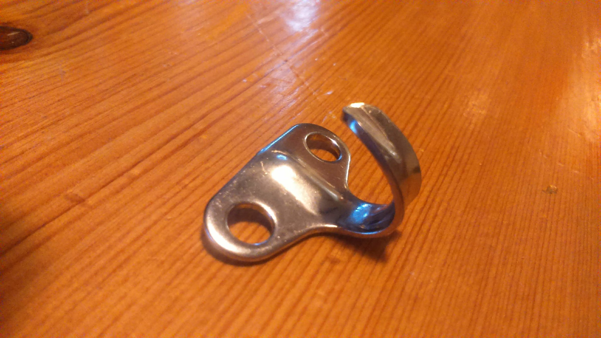 Pop rivet hooks to NB roof to secure catch cover - Boat Building ...