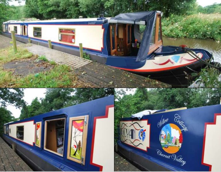 EXamples Of Blue Paint Colours - Boat Building & Maintenance - Canal World
