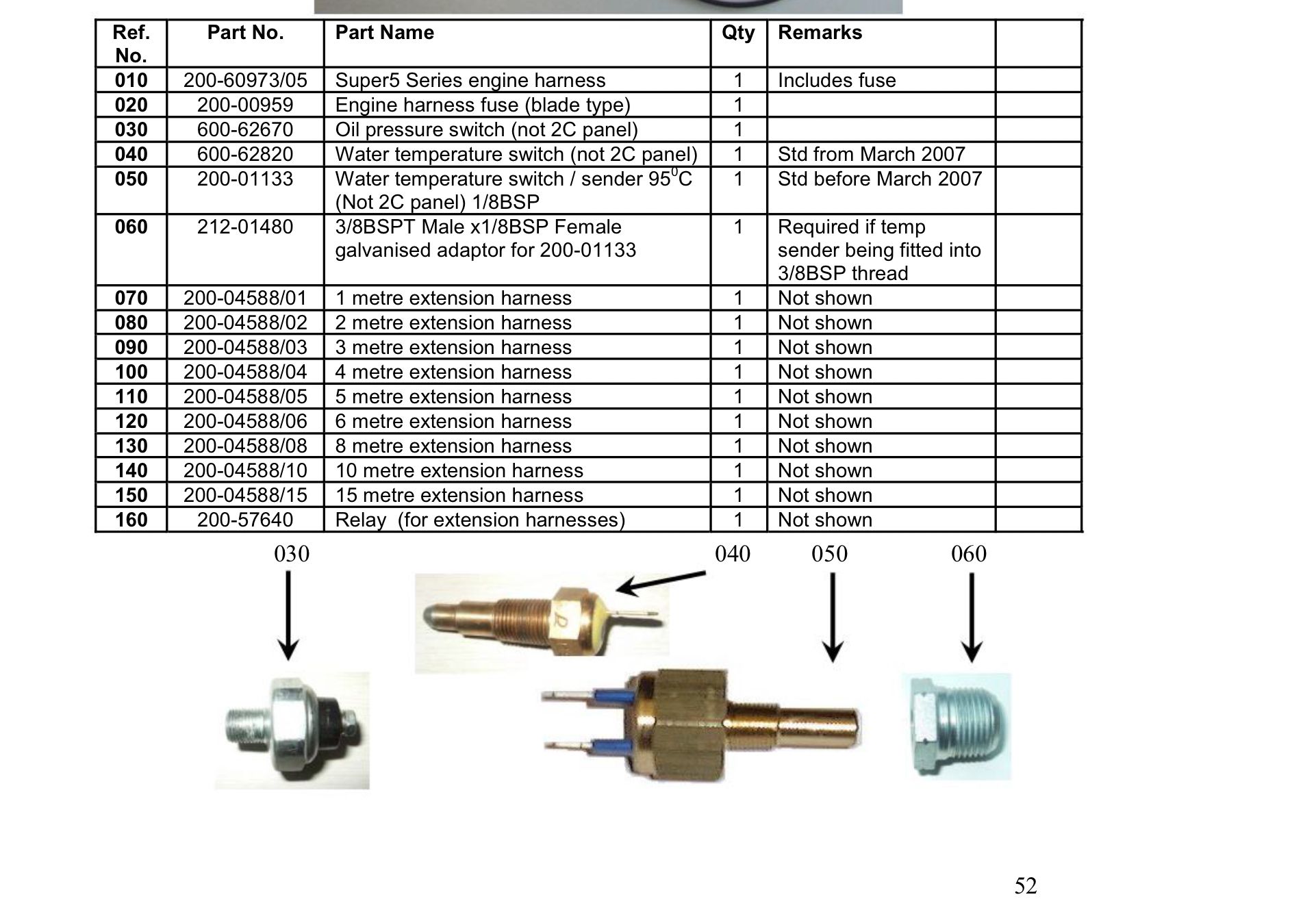 Beta Marine 35/38 coolant temperature sensor. - Boat Building ...