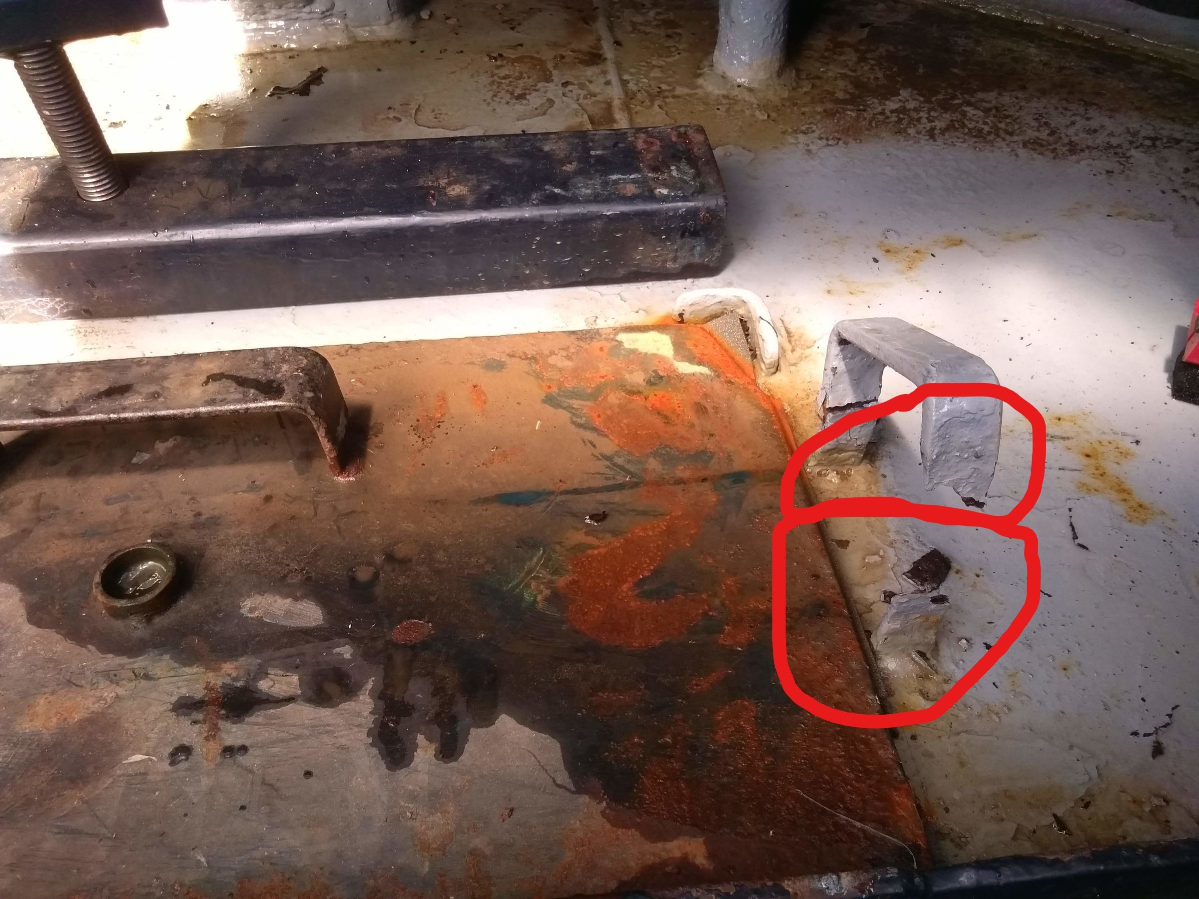 Welding on top of fuel tank - Boat Building & Maintenance - Canal World