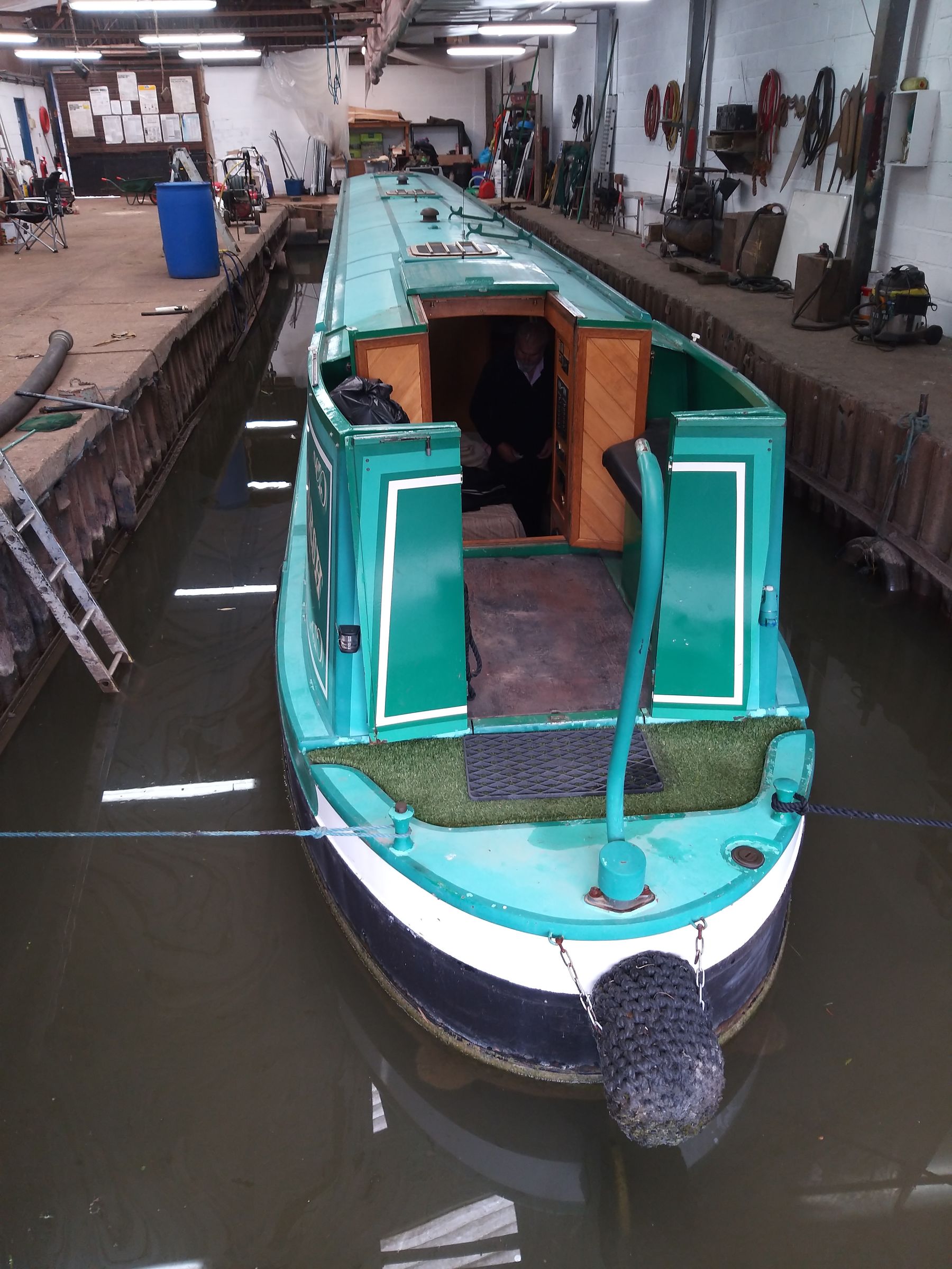 Artificial grass on decks - Boat Building & Maintenance - Canal World