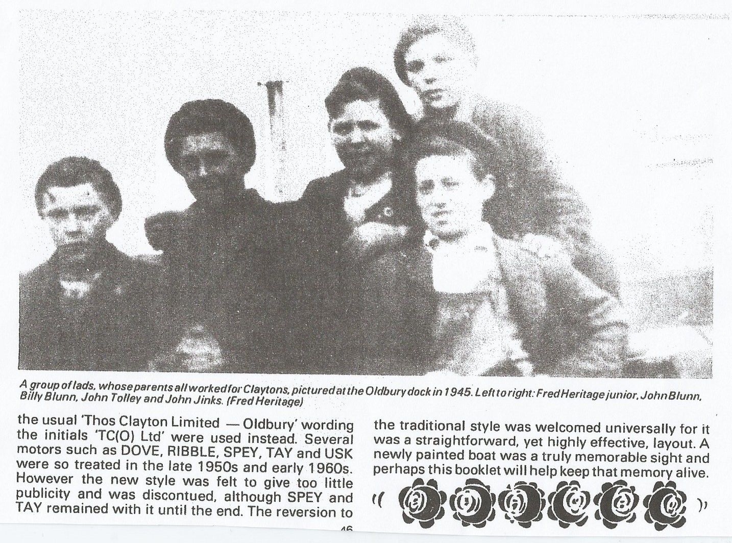 Mr Tolley - History & Heritage - Canal World