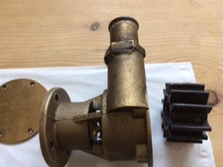 Johnson F5B raw water pump Thorneycroft adaption - Boat Building ...