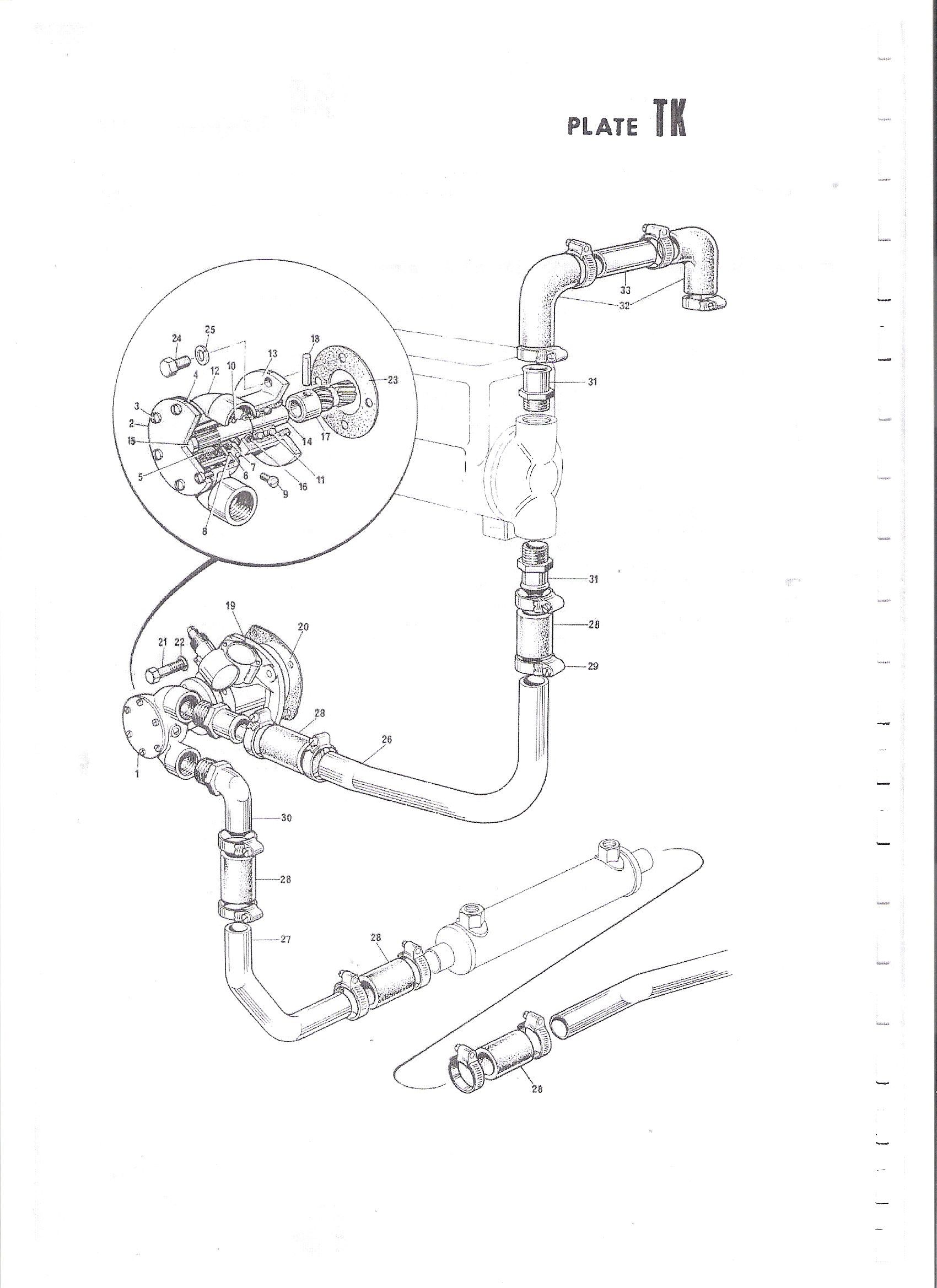 Johnson F5B raw water pump Thorneycroft adaption - Boat Building ...