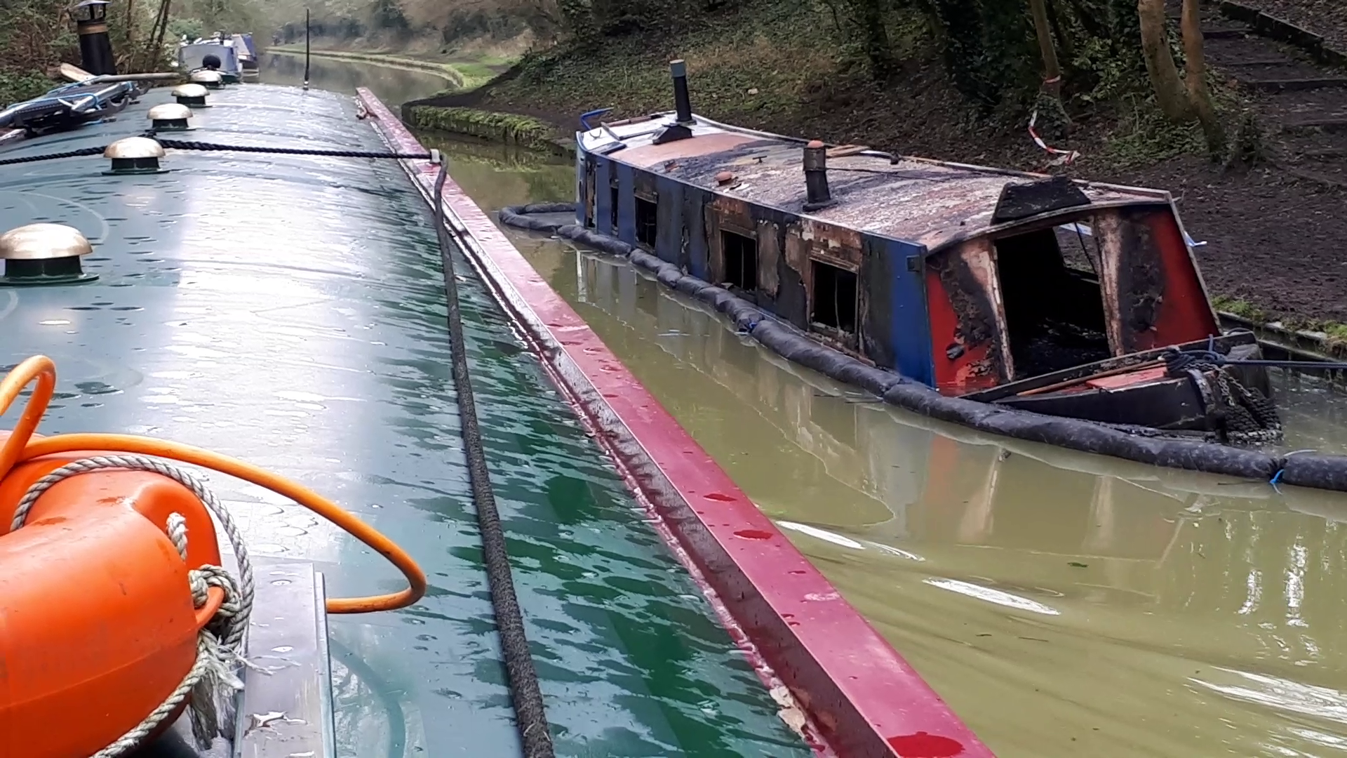 Sunk boat near Braunston Tunnel.. - General Boating - Canal World
