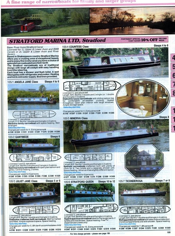 Hoseasons Boating Holidays brochure 1984 - History & Heritage - Canal World