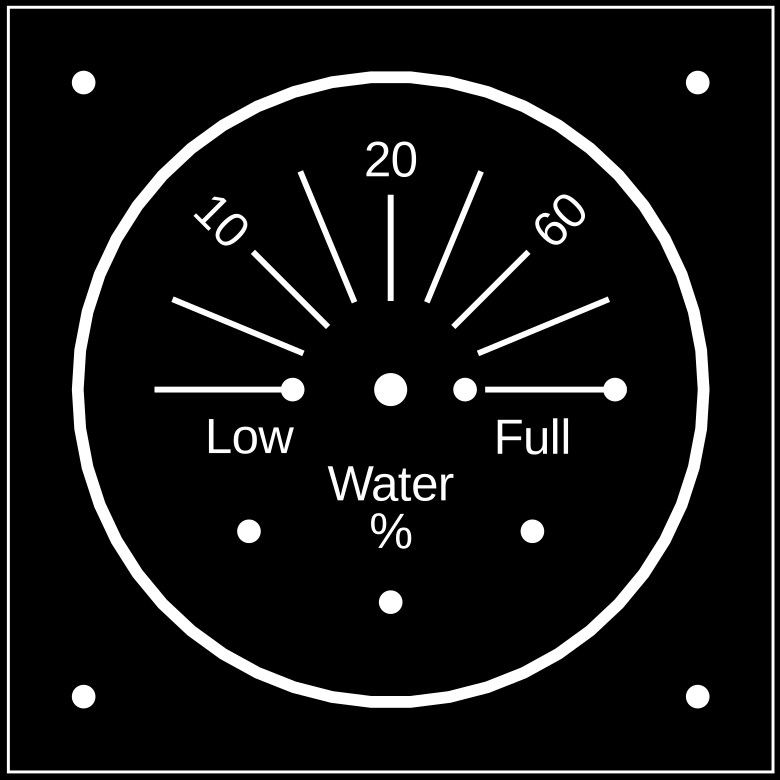 Water Tank Meter - Boat Equipment - Canal World