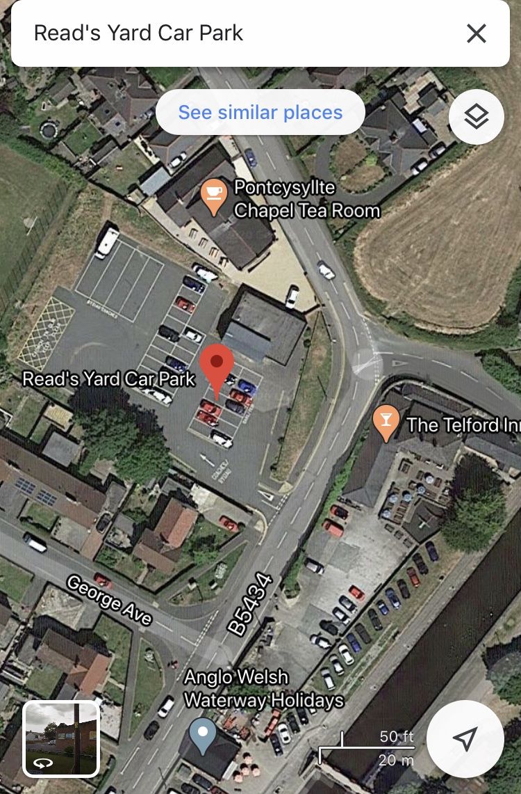 Trevor, Llangollen - suggestions for car parking - General Boating ...
