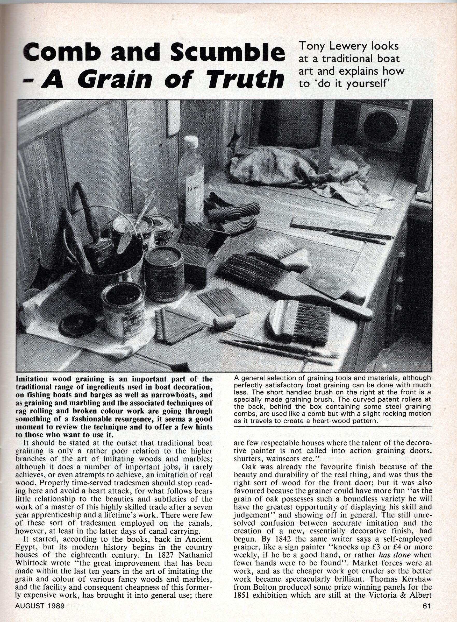 Scrumbling - General Boating - Canal World