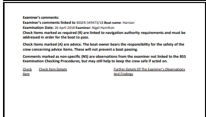 Copy of BSS Certificate - General Boating - Canal World