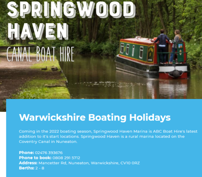 Springwood Haven Marina - now part of ABC Boat Hire - General Boating ...