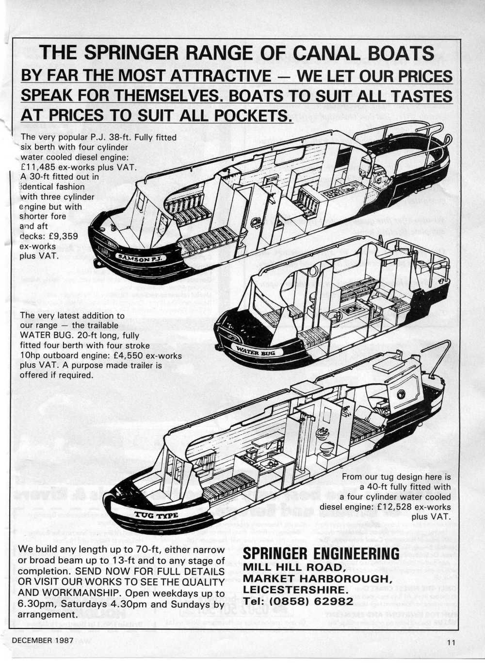 Seeing Springer WaterBug 20 tomorrow - would love others' thoughts ...