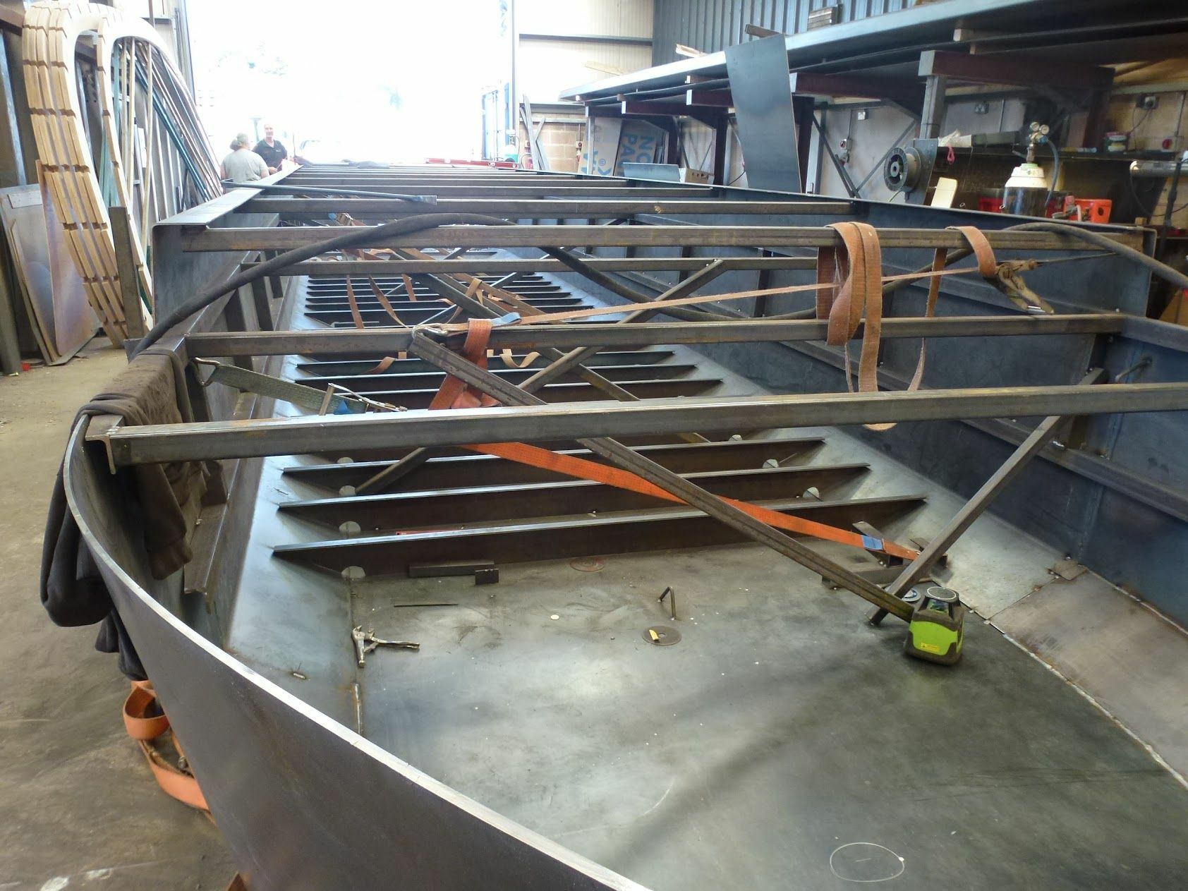 chined hull Widebeam and living space - Boat Building & Maintenance ...