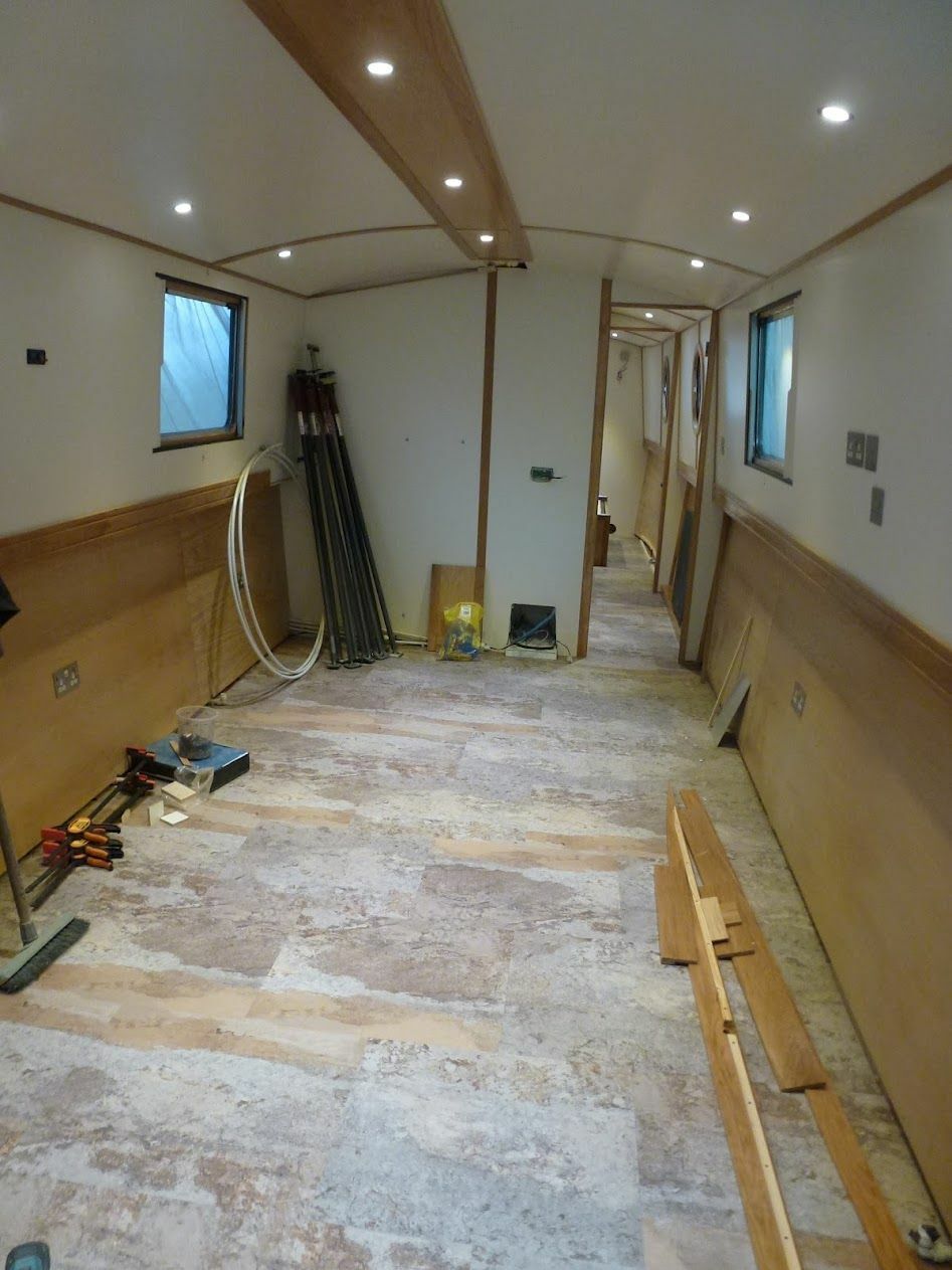chined hull Widebeam and living space - Boat Building & Maintenance ...