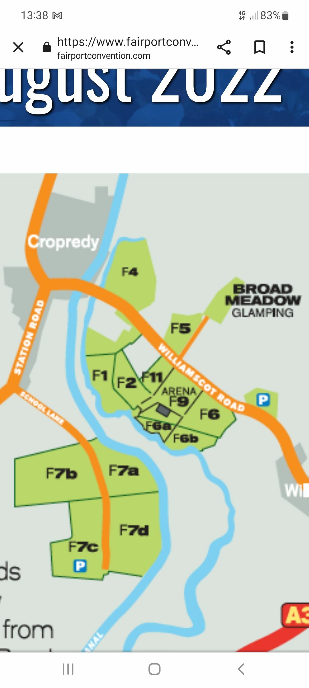 CROPREDY CAR PARKING QUESTION - General Boating - Canal World
