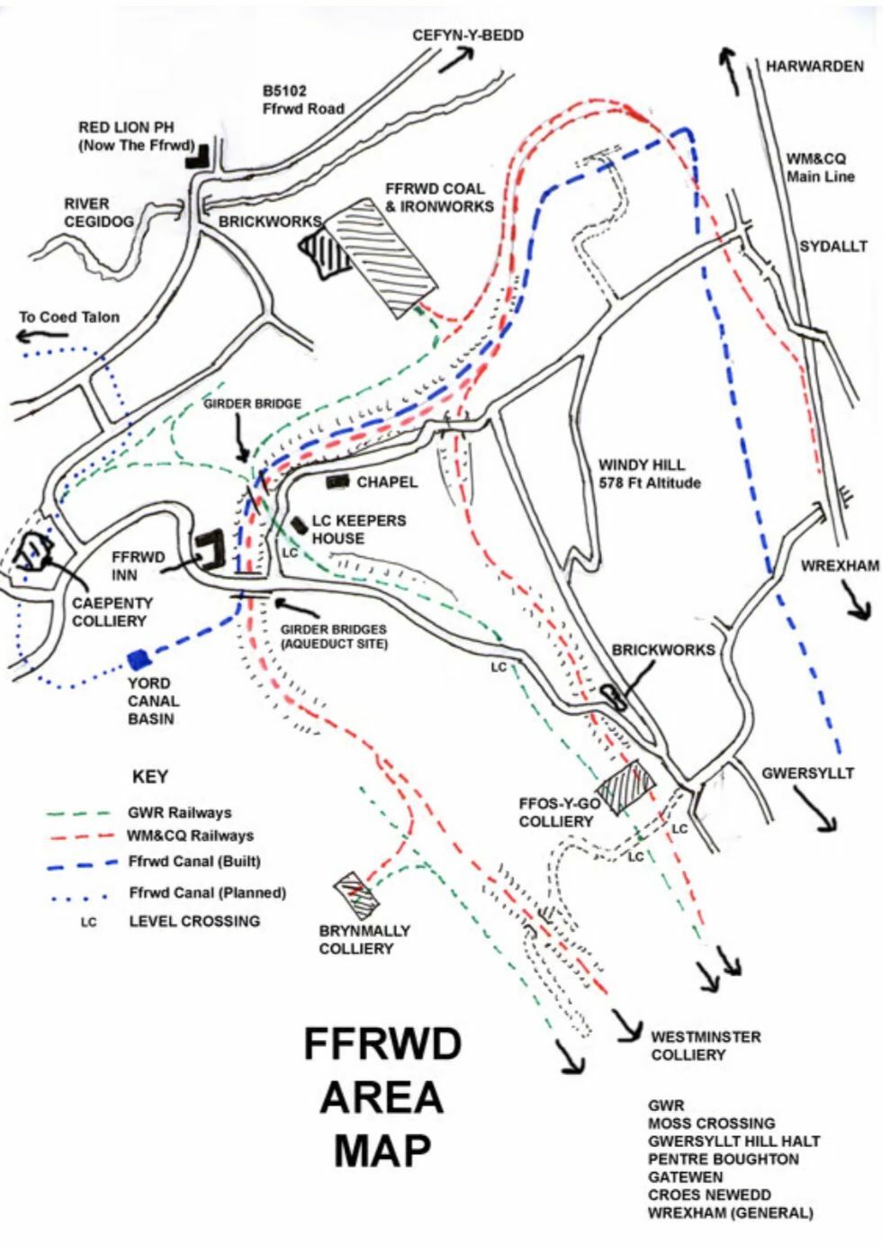 Ffrwd Branch of the Ellesmere Canal - History & Heritage - Canal World