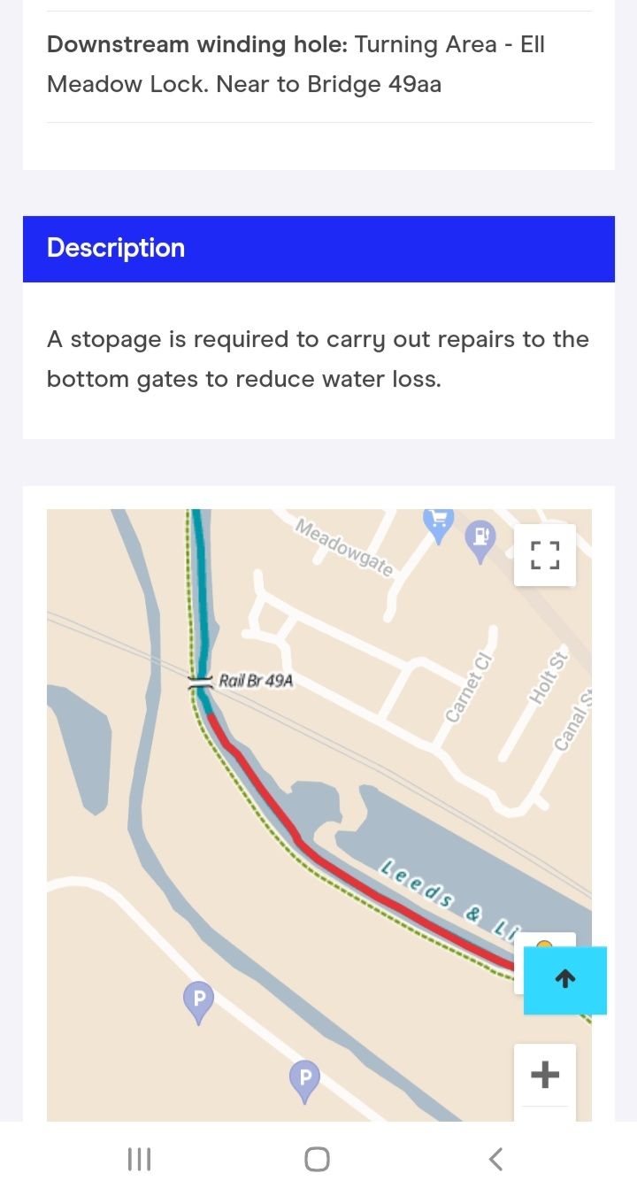 Closure maps - General Boating - Canal World