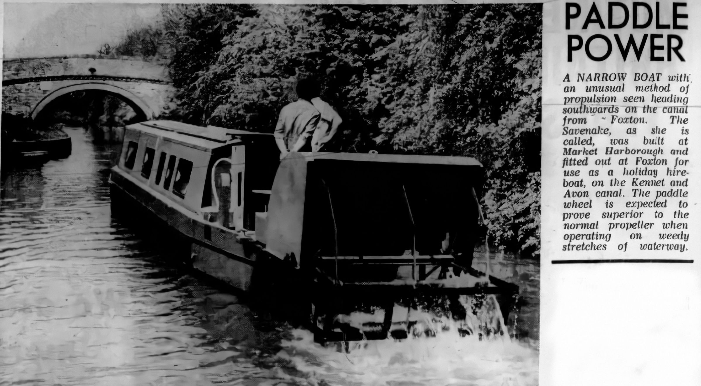 Paddlewheel narrowboat - Unusual, but not unique - Page 3 - General ...