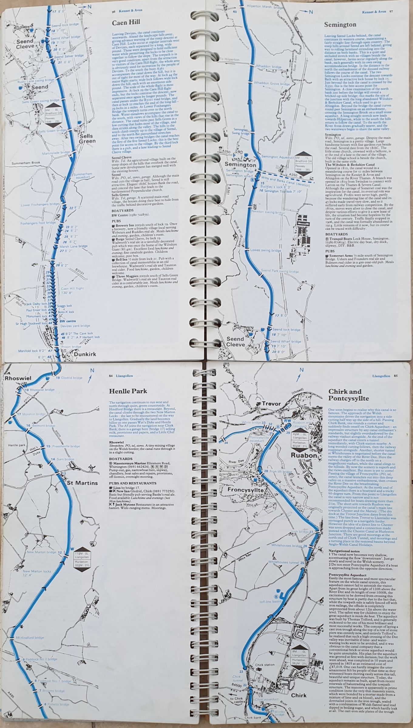 Nicholsons guides - when did they switch from the vertical B&W maps ...