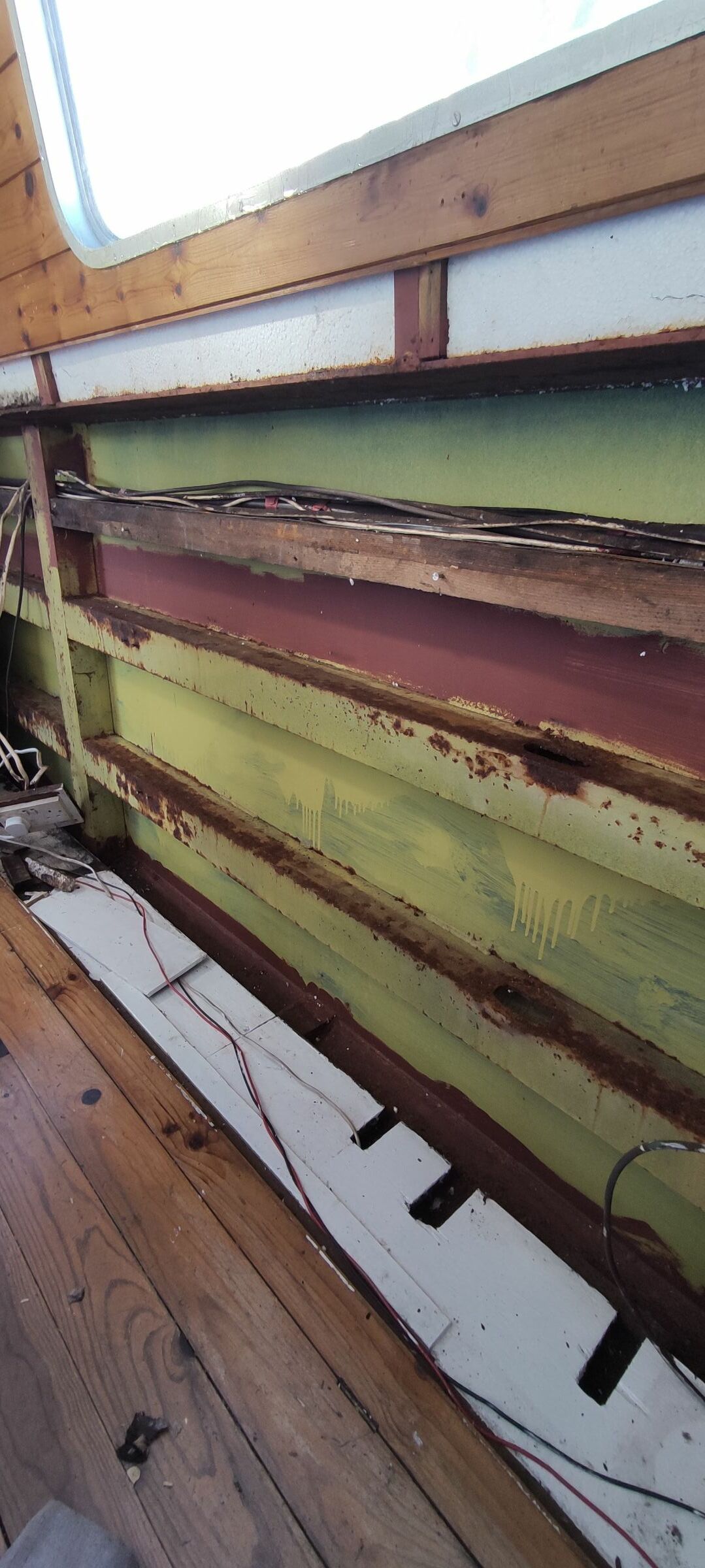Redoing the insulation on 55" steel canal boat - Boat Building ...