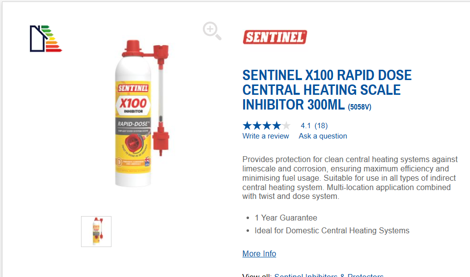 Adding corrosion inhibitor to central heating circuit - Boat Building ...