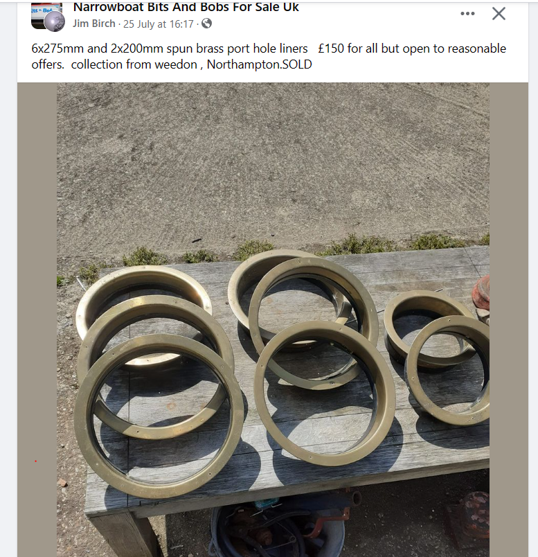 Porthole liners - Boat Building & Maintenance - Canal World