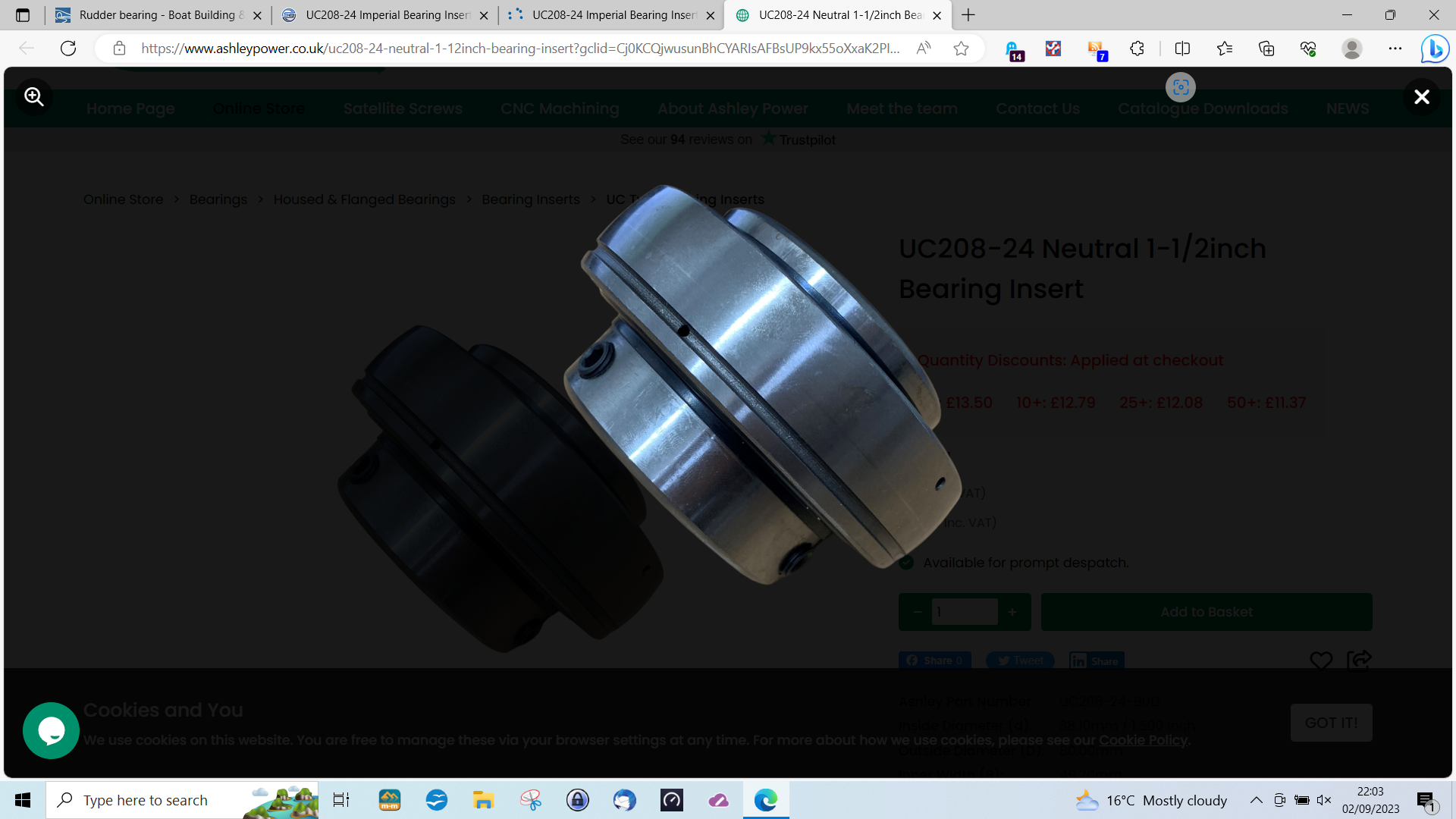 Rudder bearing - Boat Building & Maintenance - Canal World