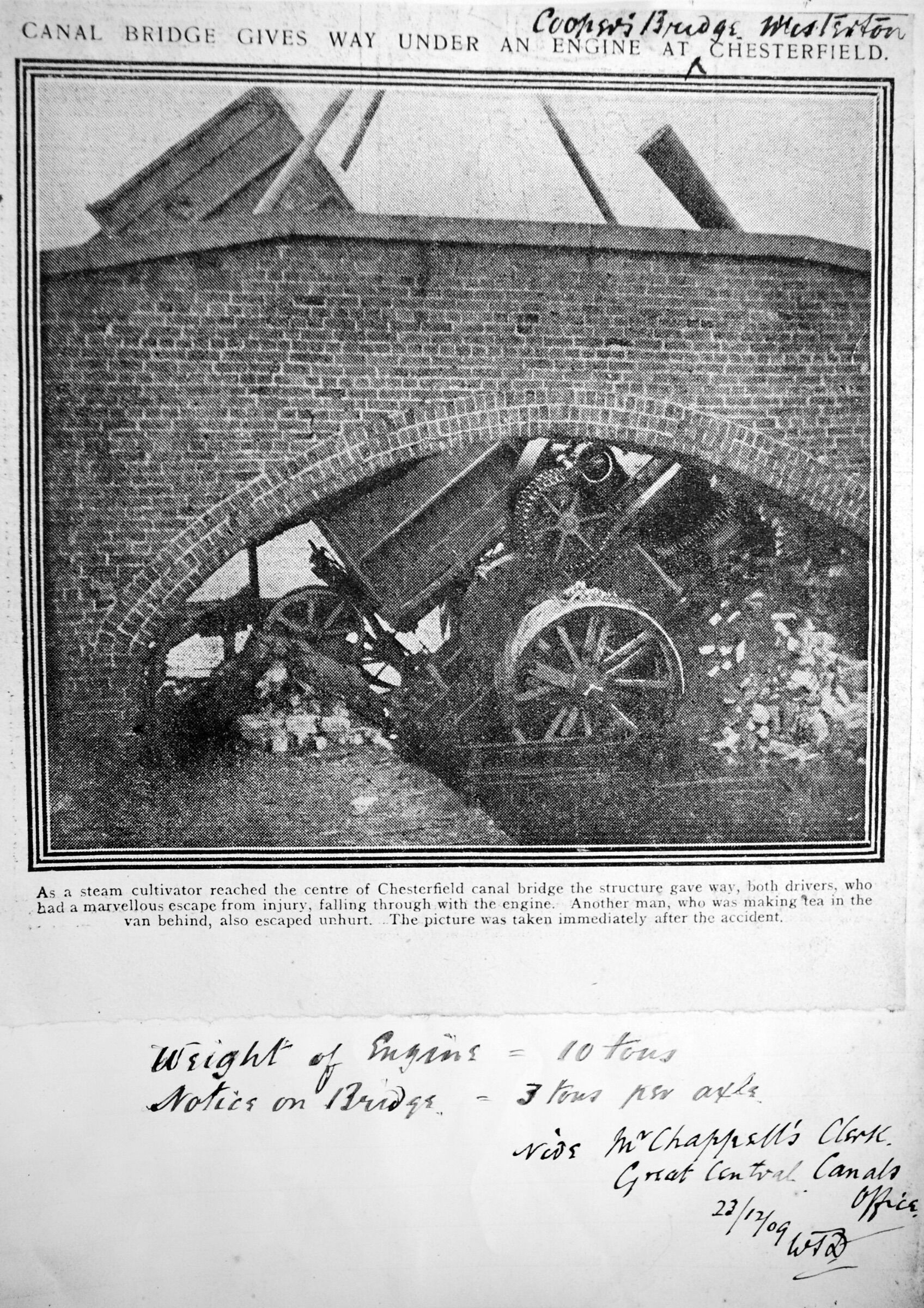 Bridge Weight Limit 7.5 Tonne - General Boating - Canal World