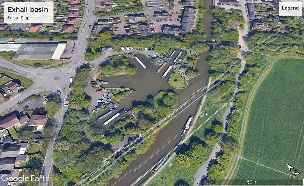 Exhall Basin Moorings - Moorings & Marinas - Canal World