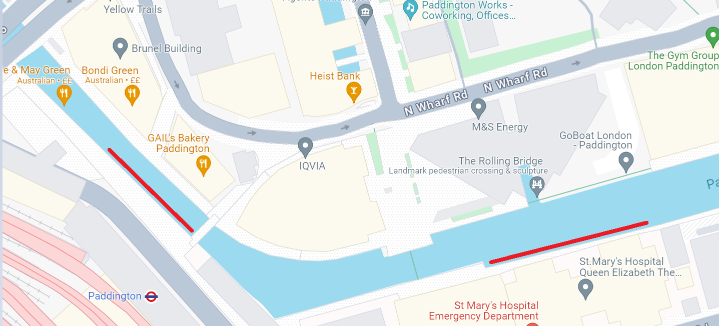 Paddington Basin Arm - mooring - General Boating - Canal World