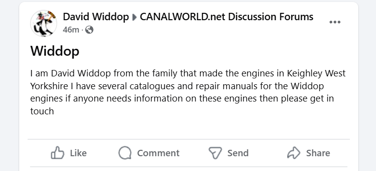 Widdop diesel engines - History & Heritage - Canal World