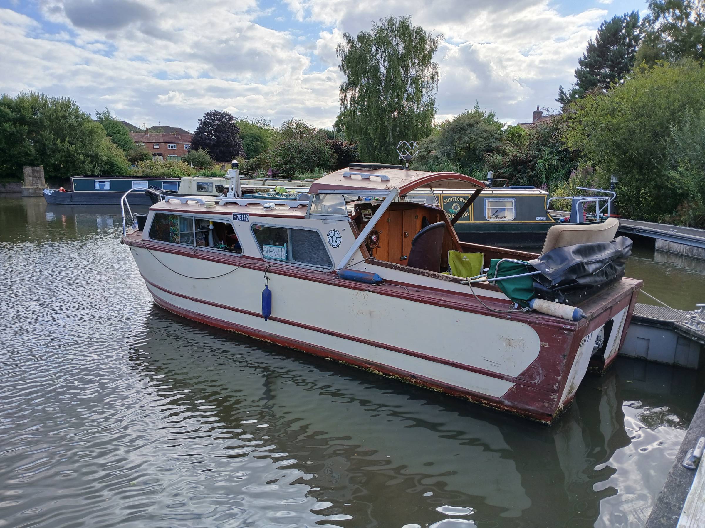 Mooring above Stourport bridge on river Severn - Moorings & Marinas ...