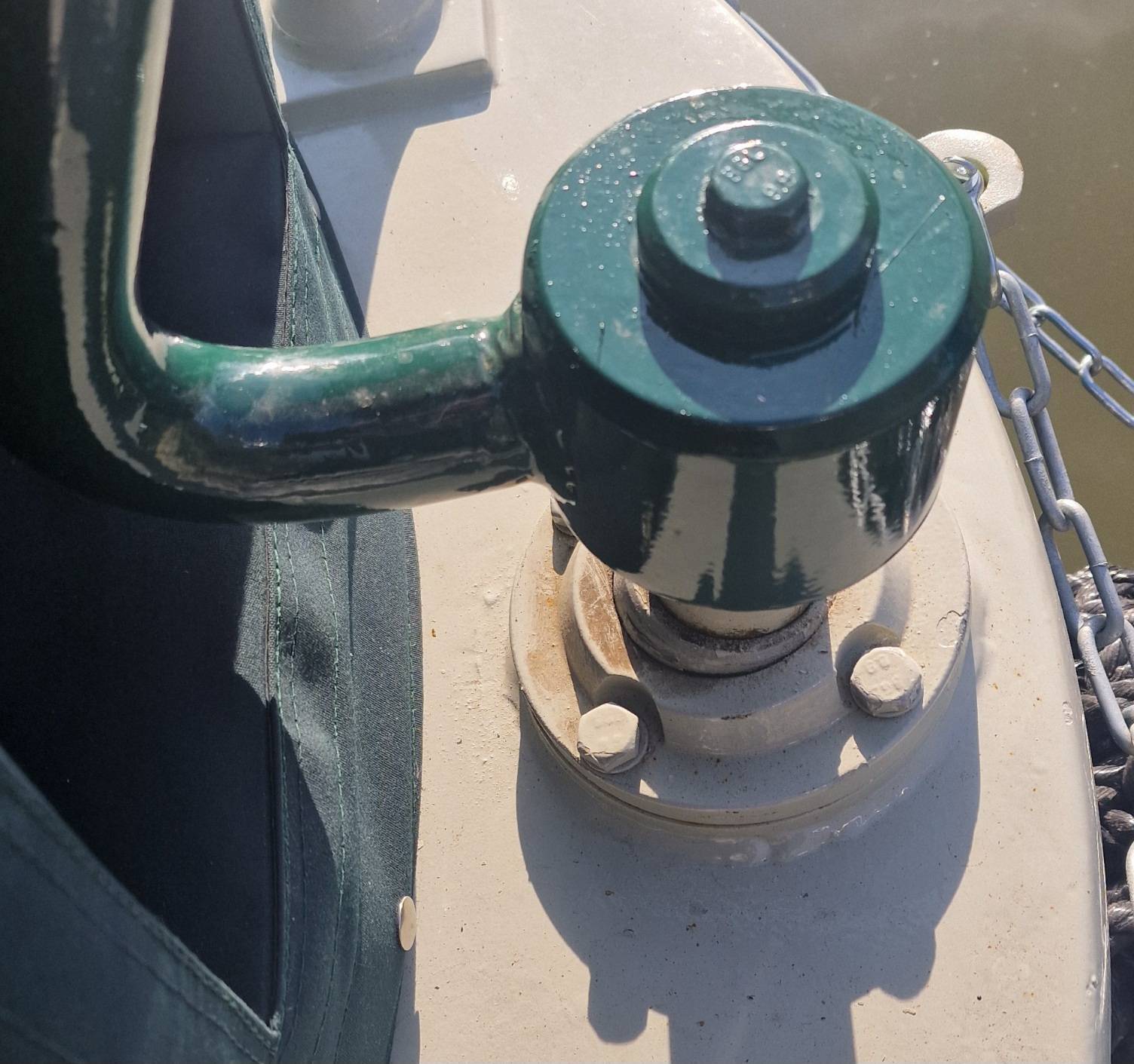 Tiller/Rudder disconnect - Boat Building & Maintenance - Canal World