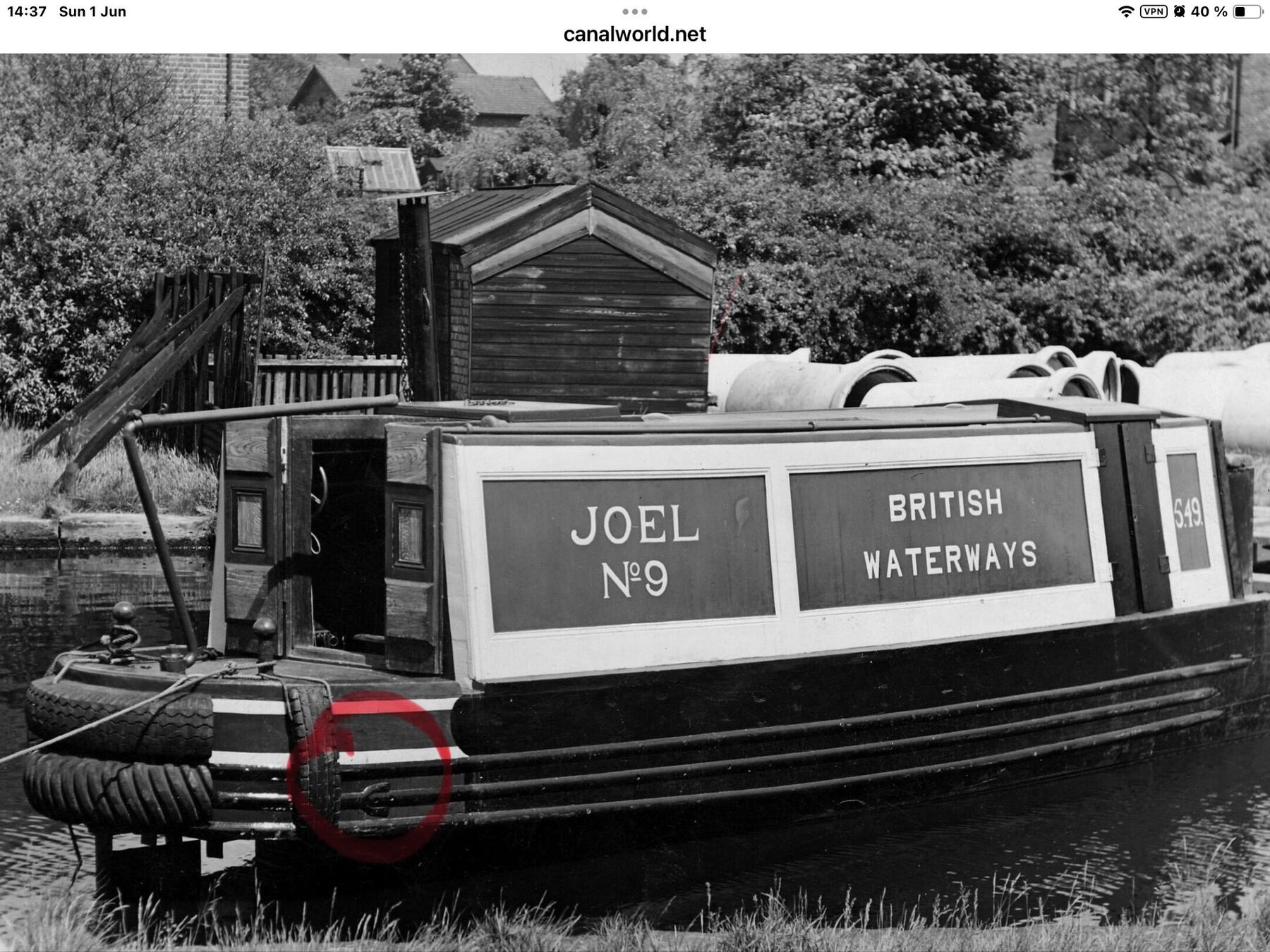 Horseshoe shape on narrowboat stern - History & Heritage - Canal World